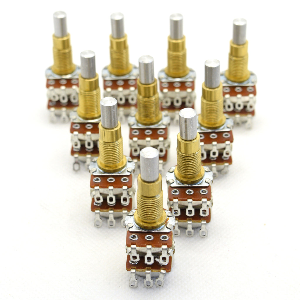 Alpha Potentiometer A500K Concentric Stacked Dime Size Pot